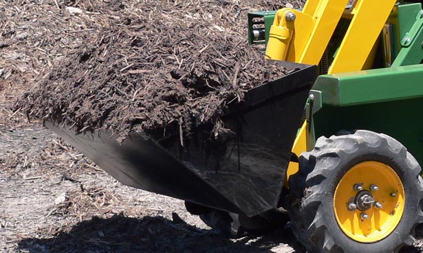 Mulch Bucket | For Compact Utility Loaders | Kanga Loaders